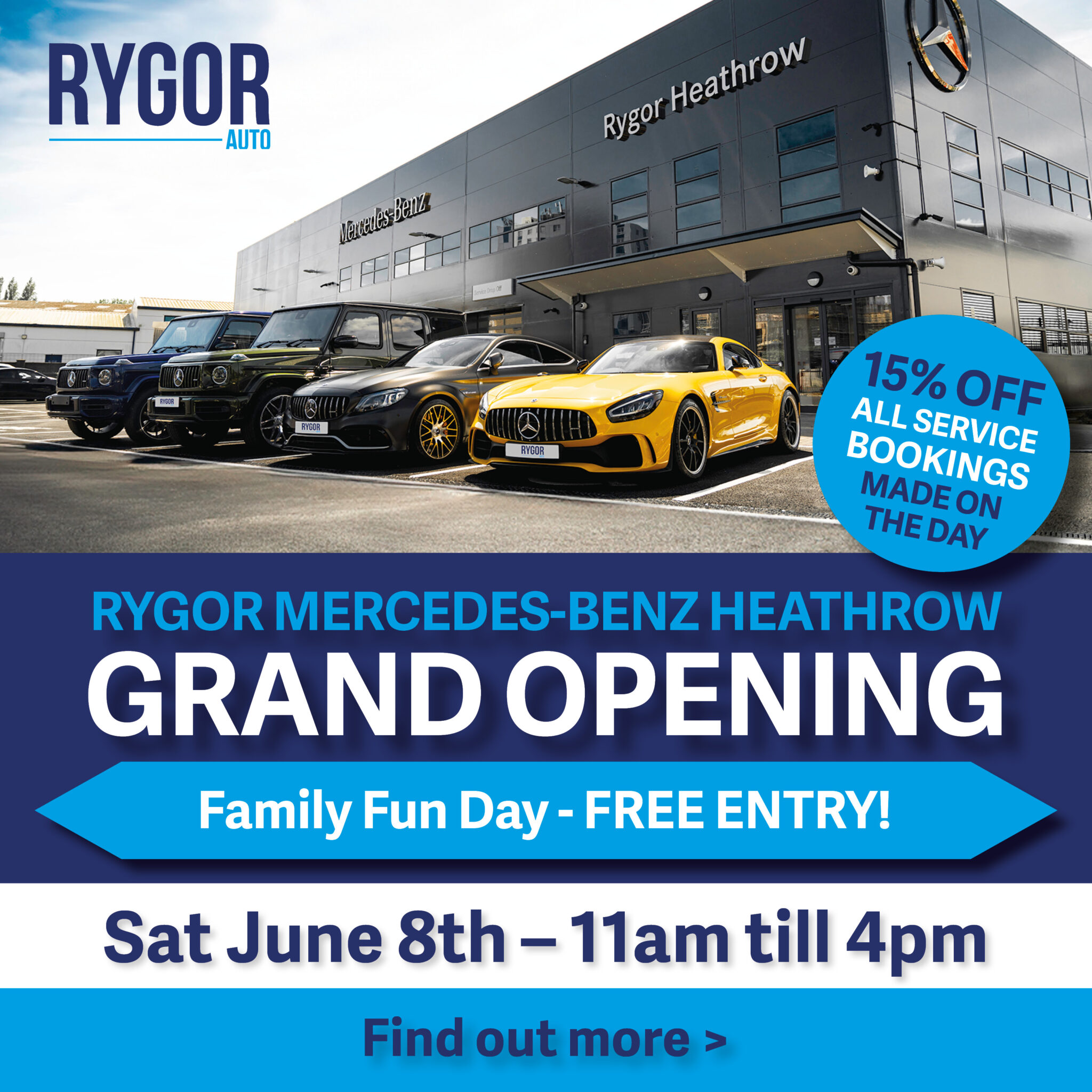 Rygor Auto Mercedes-Benz Heathrow Launch Event | Rygor Mercedes-Benz